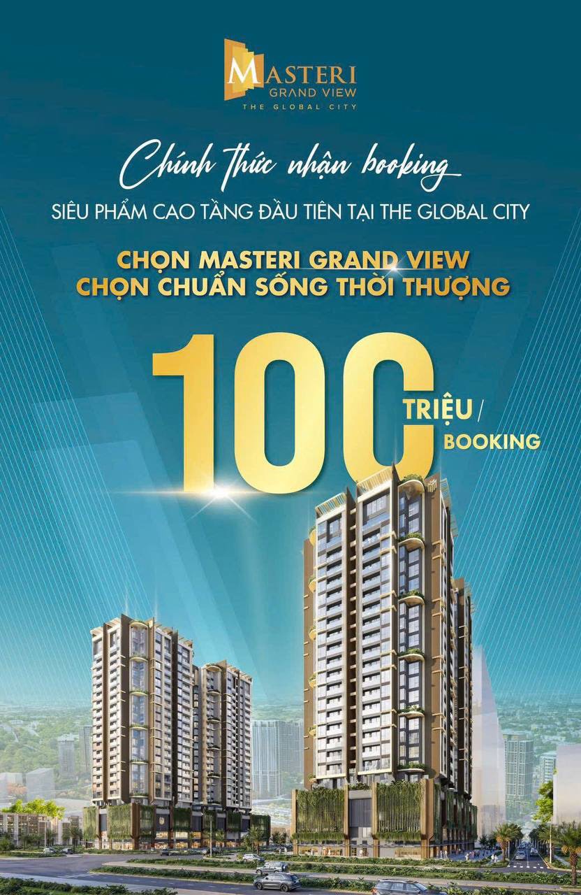 CĂN HỘ MASTERI GRAND VIEW QUẬN 2